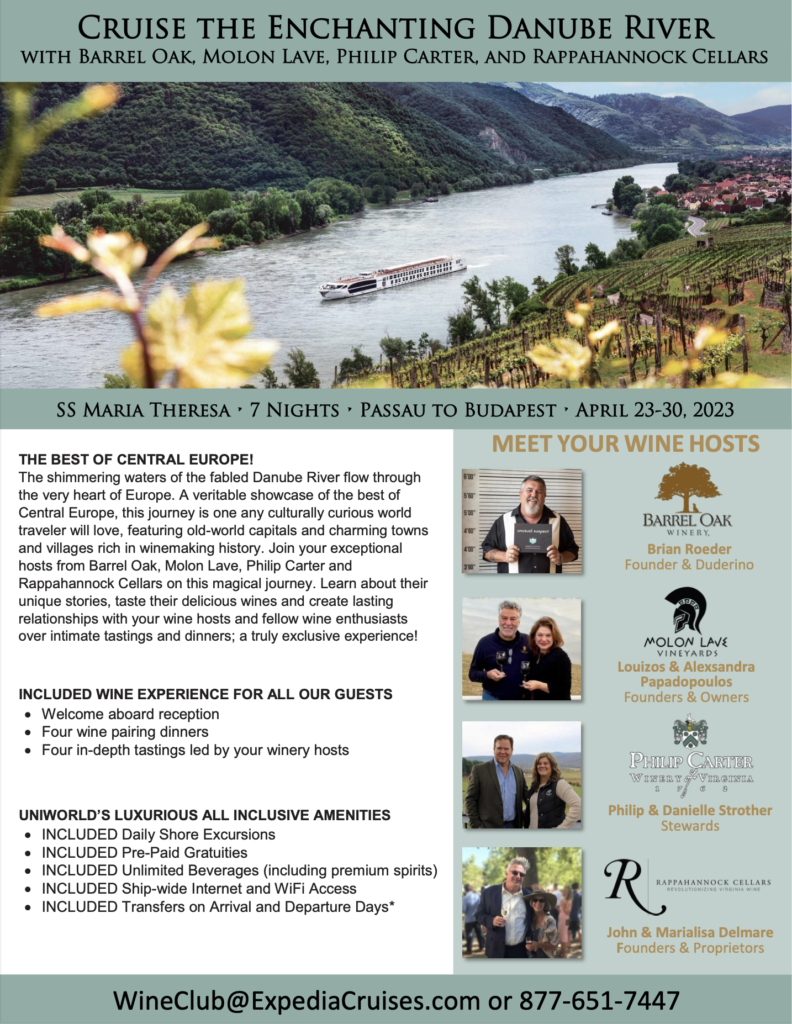 Cruise the Enchanting Danube River - Philip Carter Winery