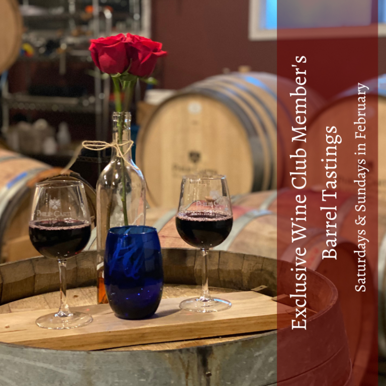 Wine Club Barrel Tastings - Philip Carter Winery